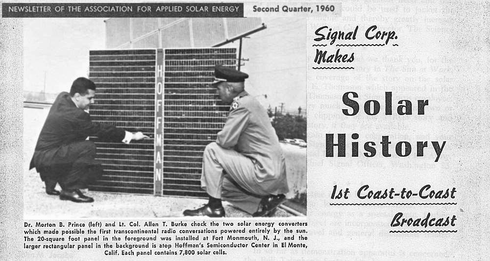 1 Congreso CIME Tenerife: 2014: 60 años de la primera célula fotovoltaica