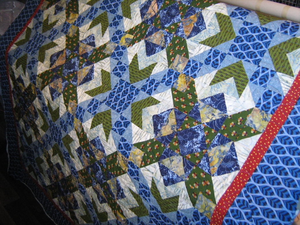 Inch by Inch Quilting: A Two Block quilt by Lynette