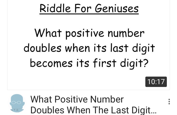 Chang's Math blog: Riddles (fr mind your decision)
