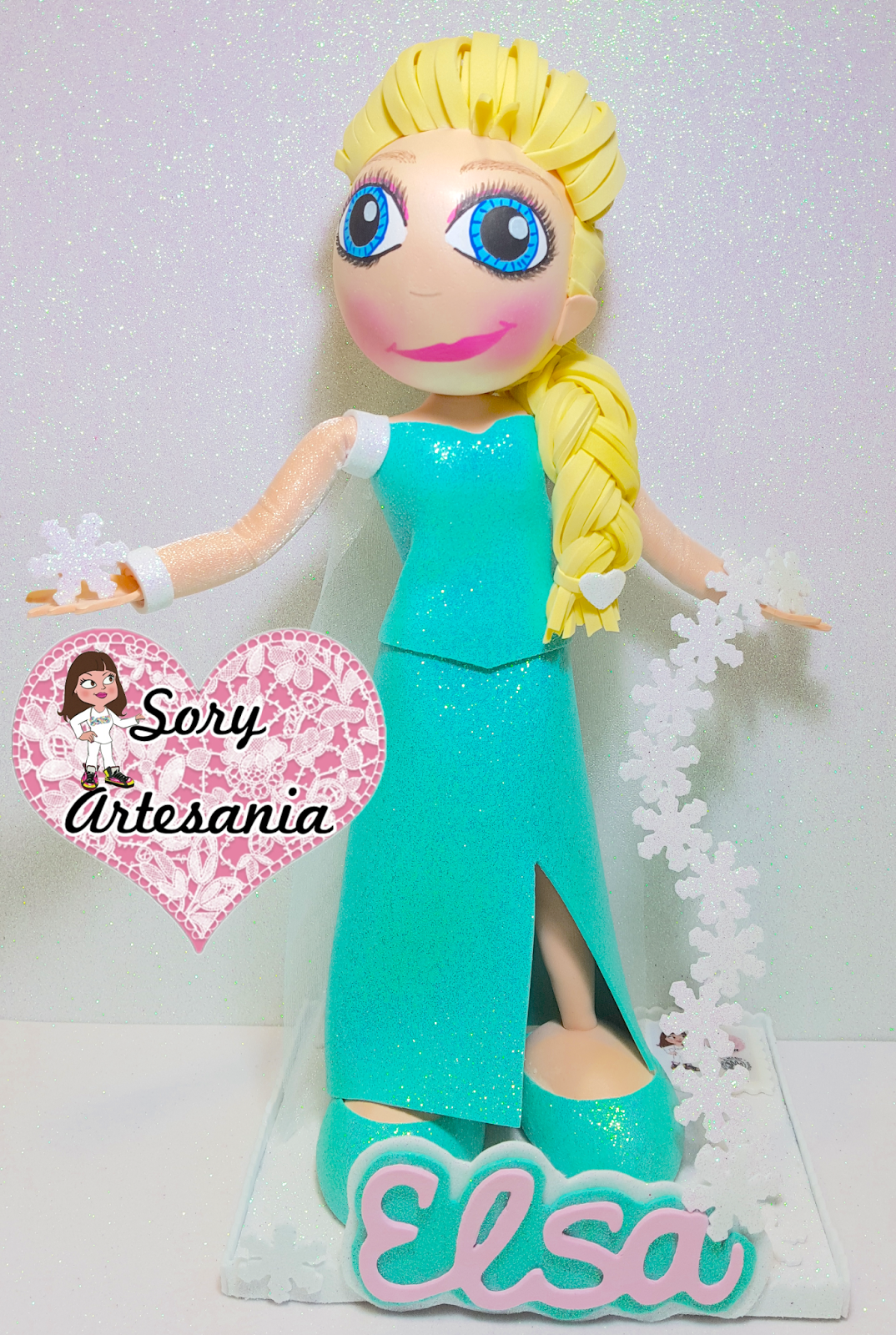 SoryArtesania: Fofucha Elsa de Frozen