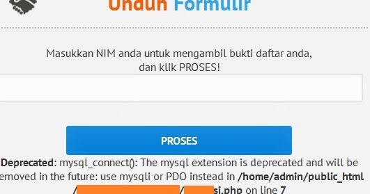 Mengatasi Deprecated Mysql Connect The Mysql Extension Is Deprecated And Will Be Removed In