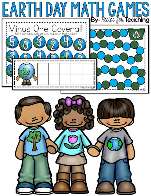 Earth Day Math Games - Recipe for Teaching