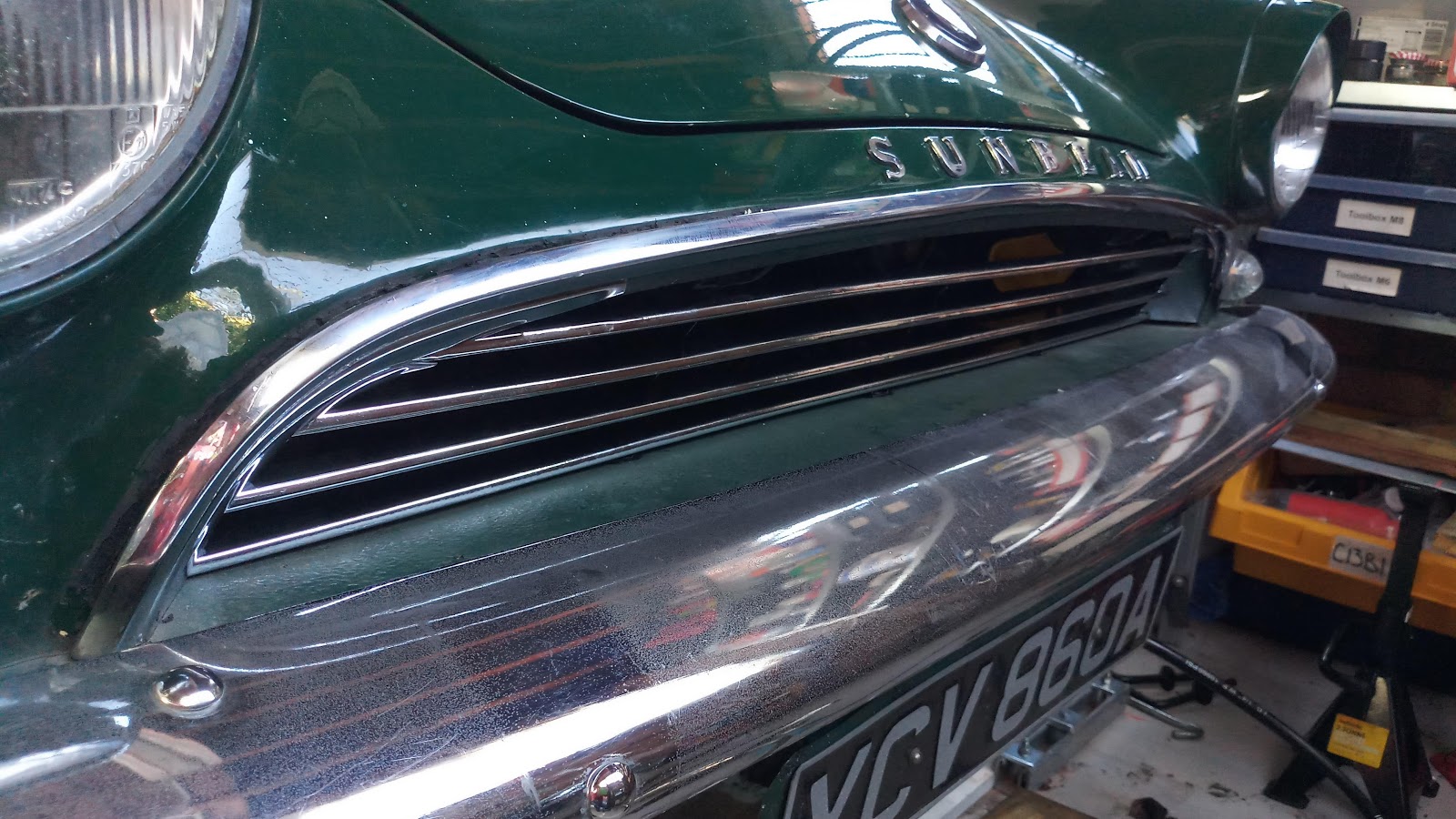 Sunbeam Alpine Series 3 conversion to V6 2.8: July 2020