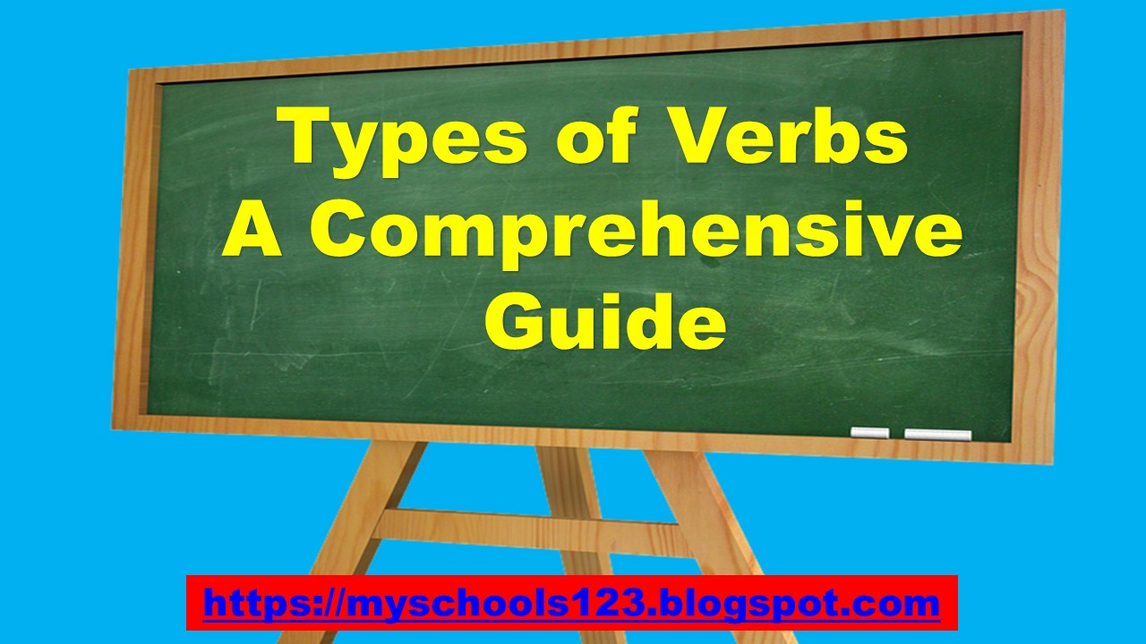 Verb: Types of Verbs A Comprehensive Guide | Types of Verbs - English ...