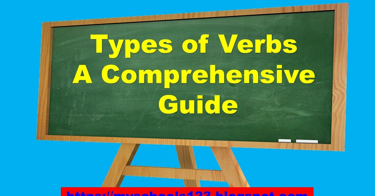 Verb: Types of Verbs A Comprehensive Guide | Types of Verbs - English ...