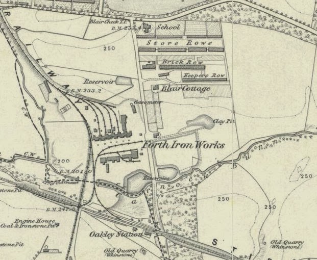 Last of the Westland Whigs: Scottish Iron Works 25 inch scale mapped 1858