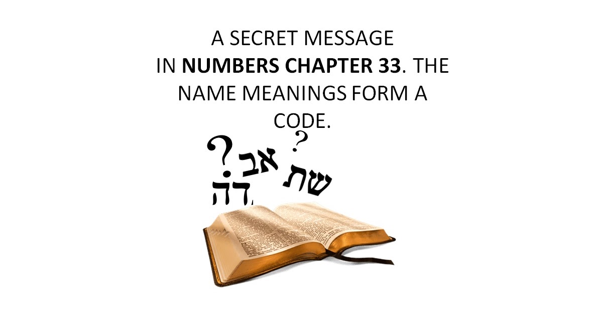 Exploring Christianity : THE SECRET MESSAGE IN NUMBERS 33. THE NAME ...