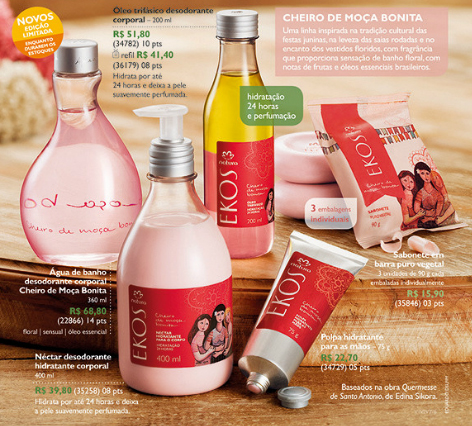 Dicas da Cacá: Natura Ekos Cheiro de Moça Bonita