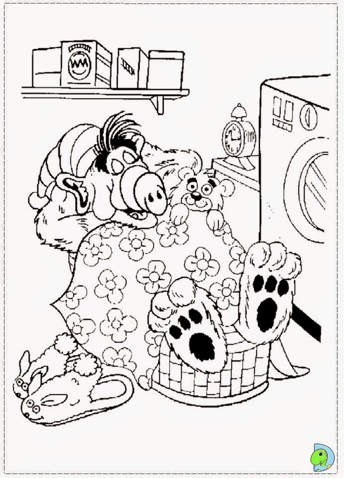 Dinokids - Desenhos para colorir: Desenhos do Alf para colorir