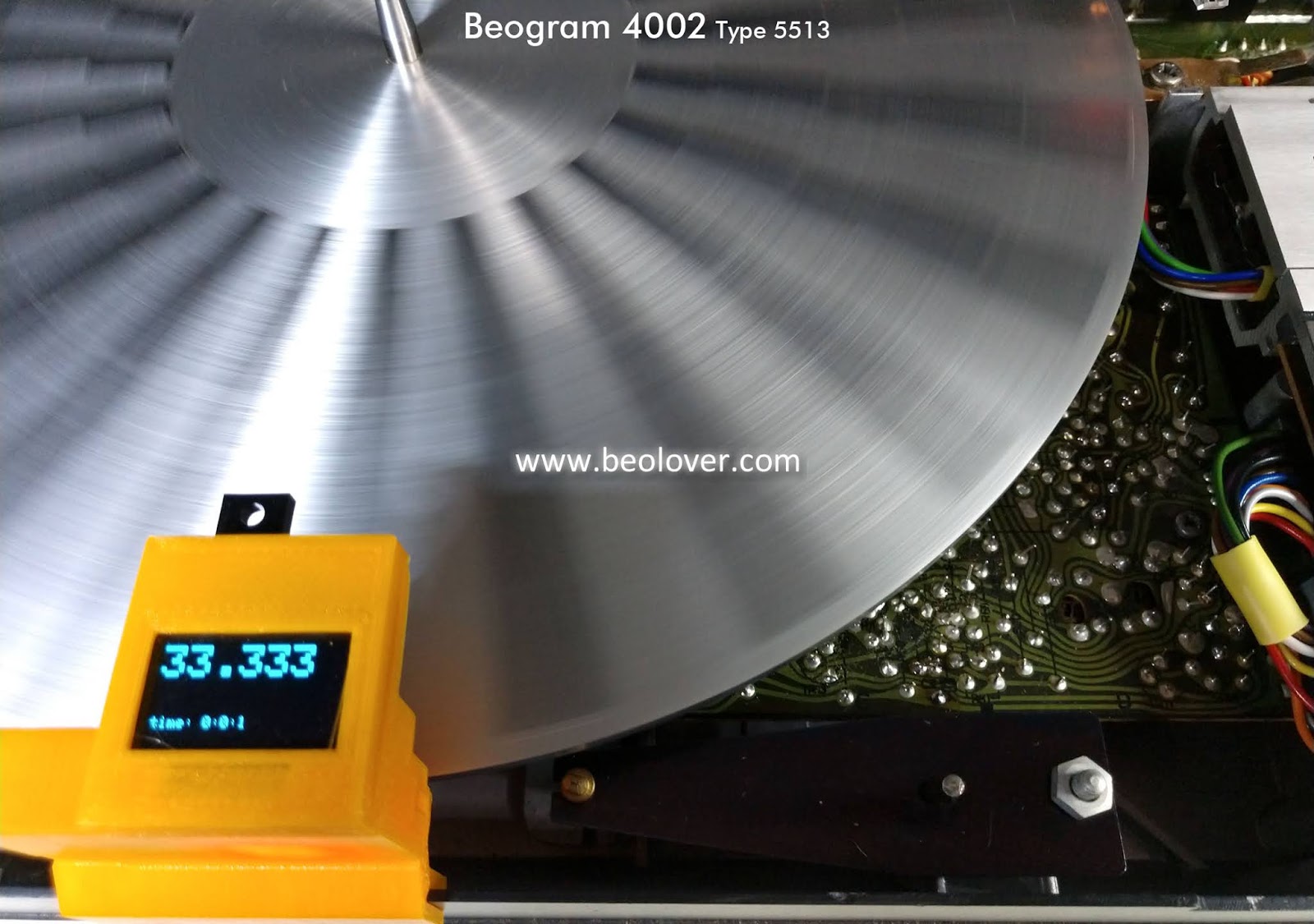 beolover: Beogram 4002 Type 5513: Service Manual Checks and Sensor ...