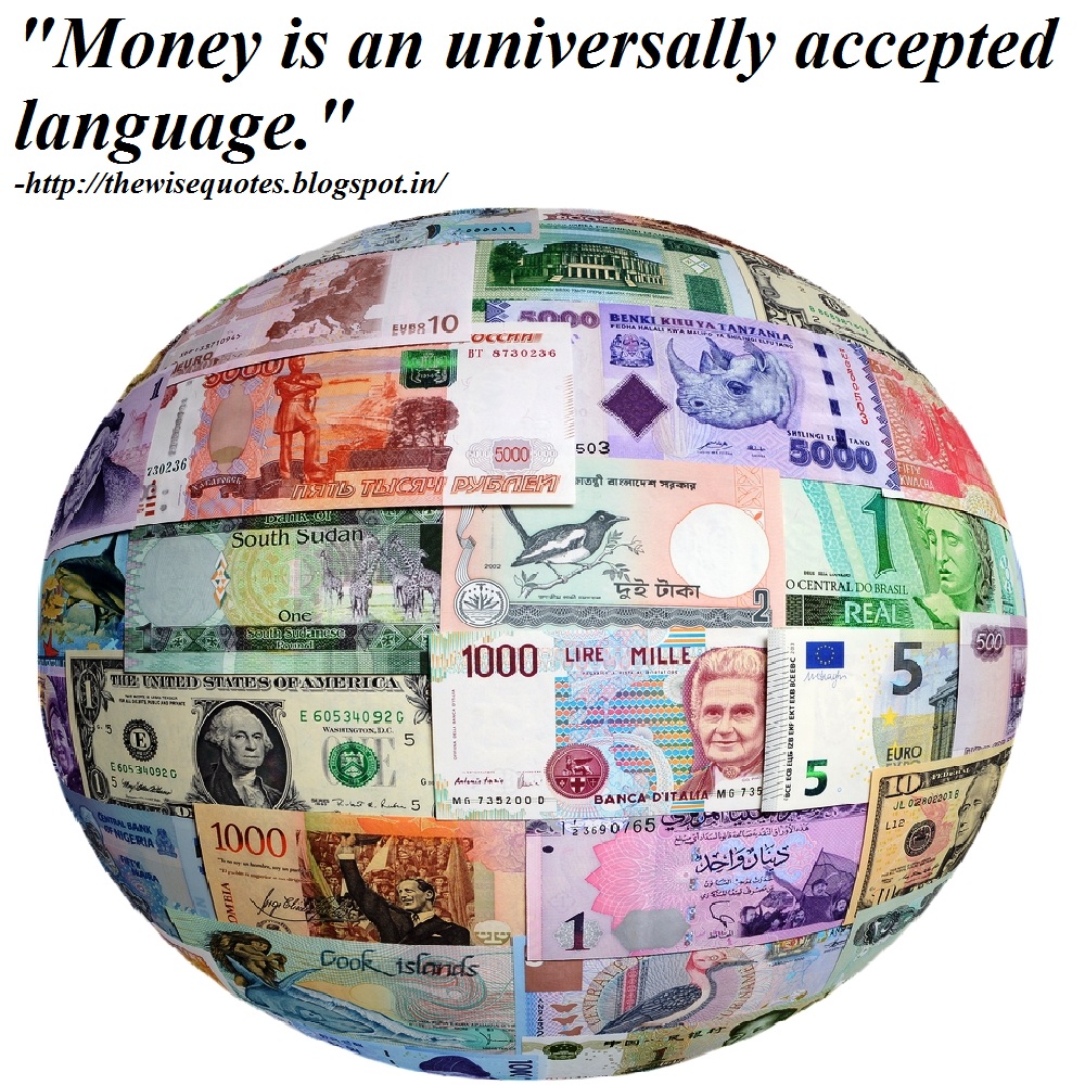 The Wise Quotes: "Language of Money"
