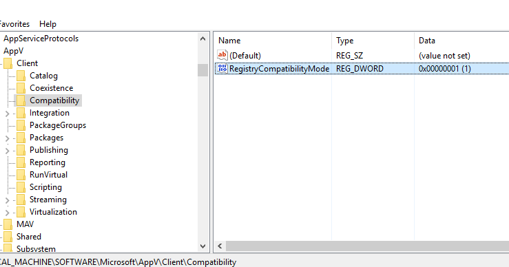 App-V: Virtual Packages works in win 10 1607 but fails in windows 10 ...