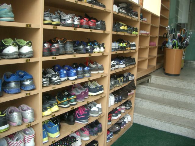 School Shoes: Shoes Off At School