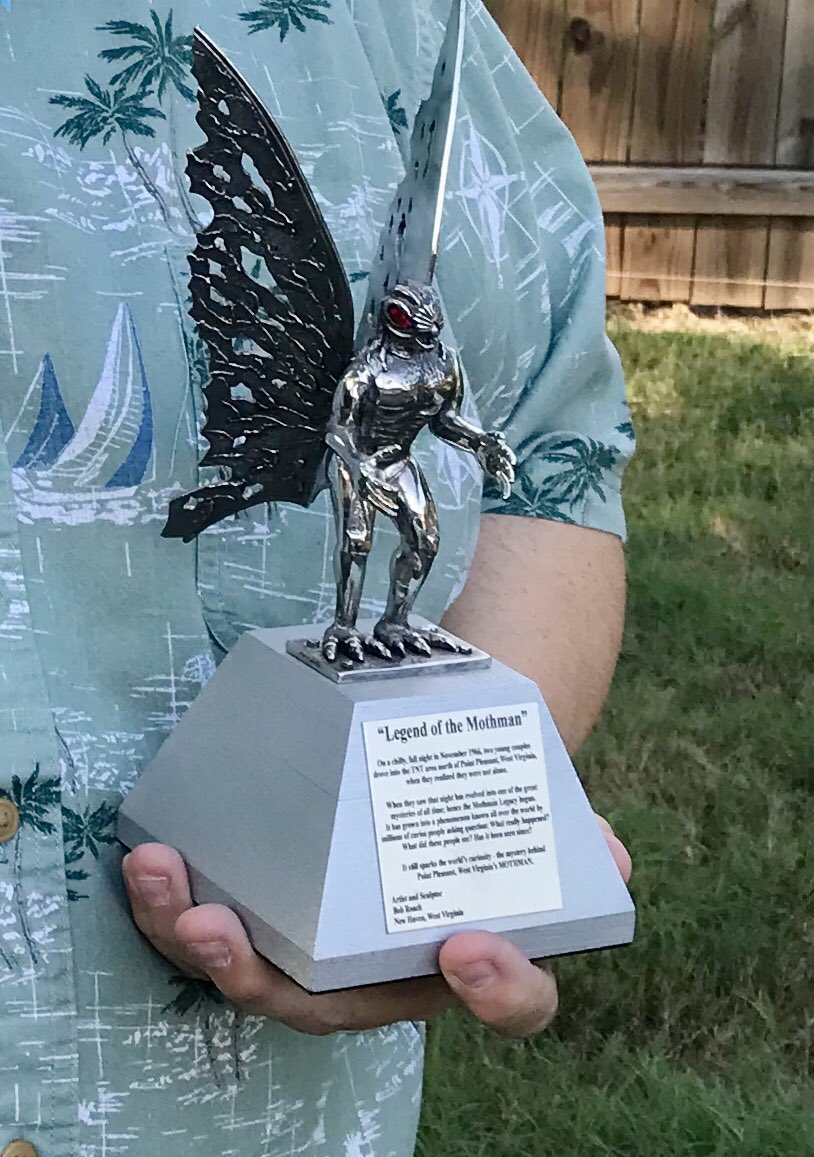 Theresa's Haunted History of the Tri-State: Mothman Memorialized: Bob ...