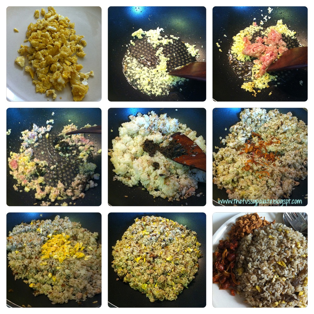 The Fussy Palate: Fried Rice with Preserved Olive Vegetable
