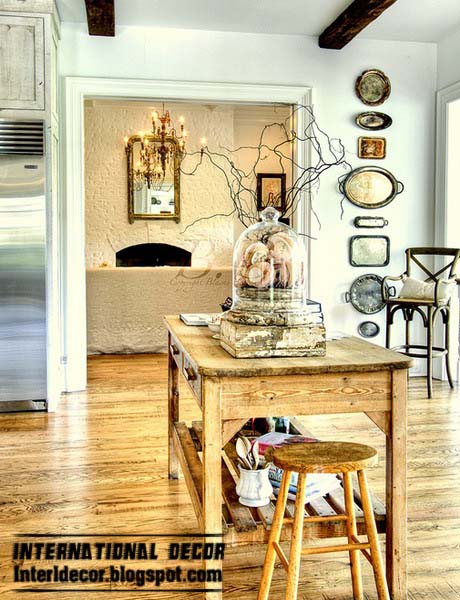 Serving trays on the wall - 24 unusual wall decor ideas