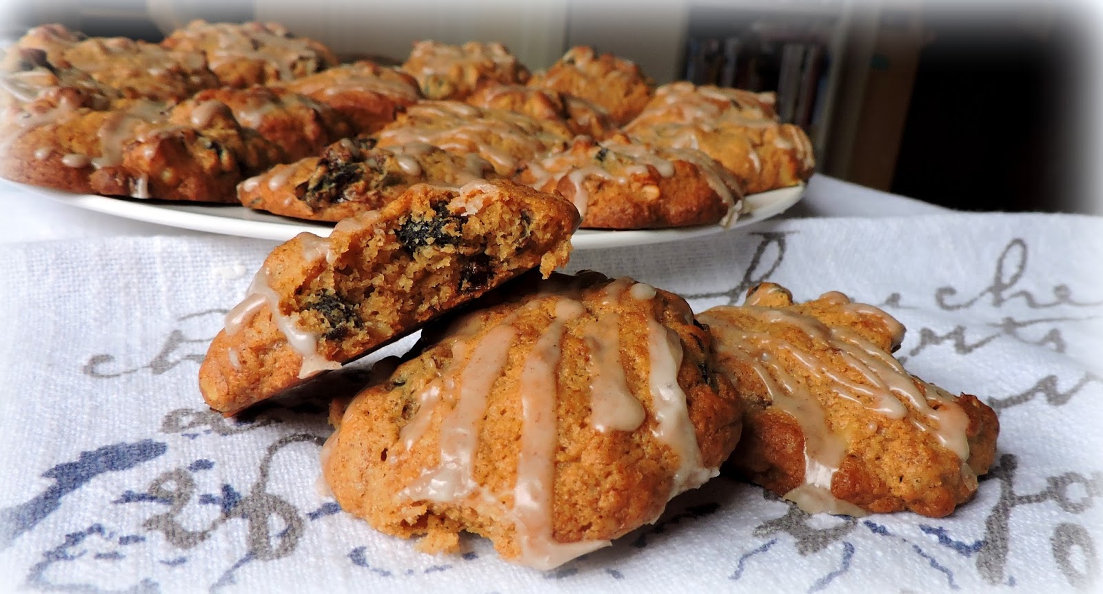 Cinnamon, Prune & Toasted Walnut Cookies | The English Kitchen