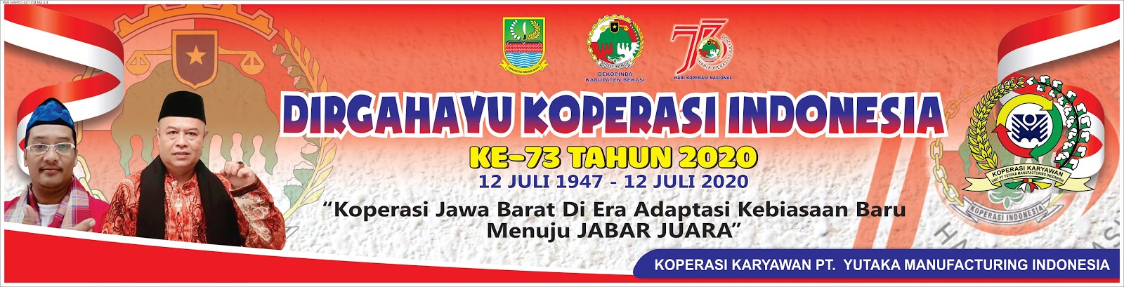 48 Contoh Banner HUT KOPERASI terbaru - Agen87