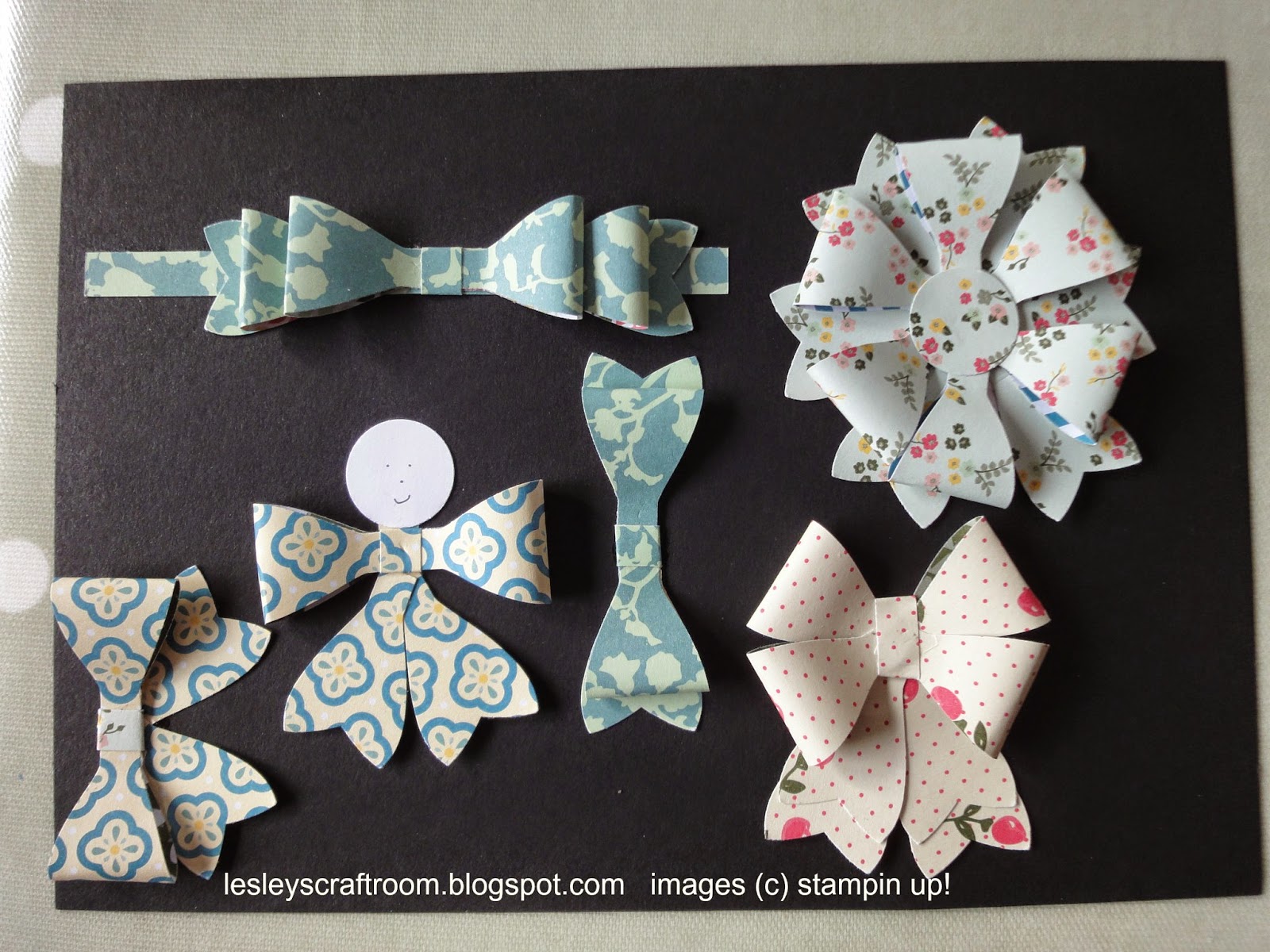 Lesley's Craft Room: Bow Punch from Stampin' Up!