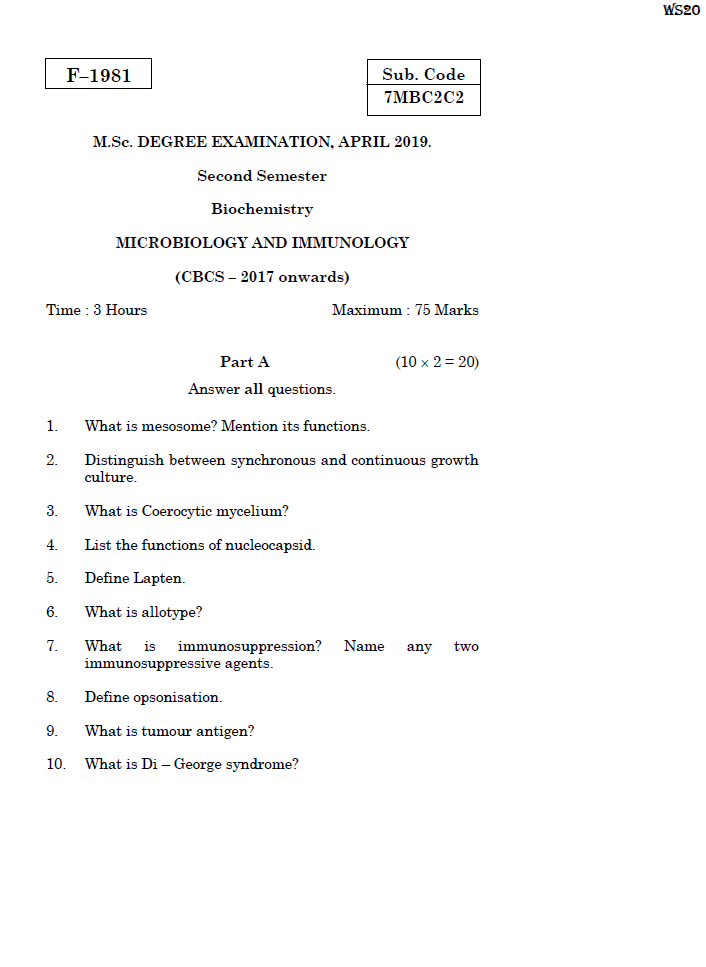 Alagappa University M.Sc., Biochemistry MICROBIOLOGY AND IMMUNOLOGY ...