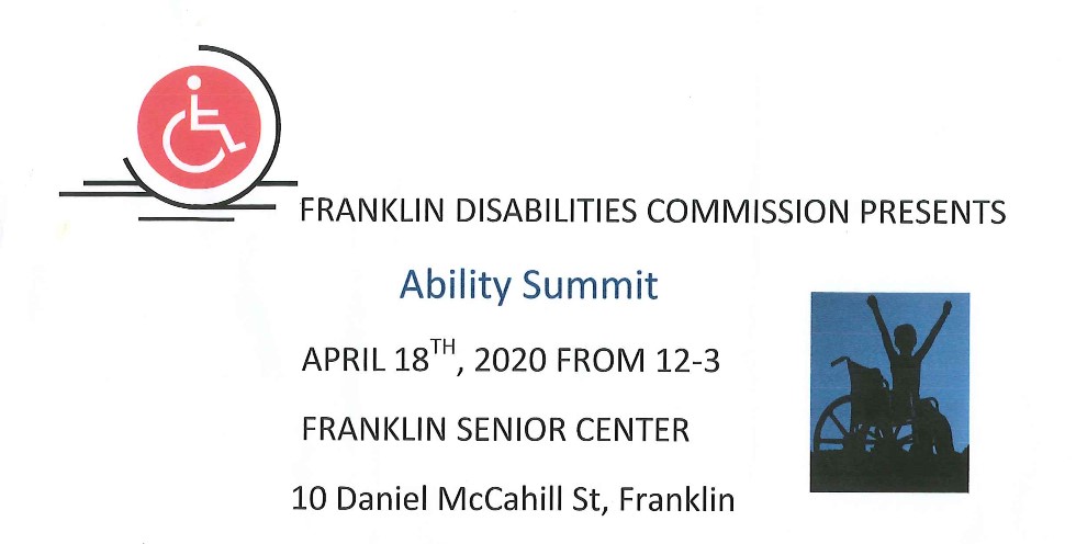 Franklin Matters: Franklin Disabilities Commission: Ability Summit ...