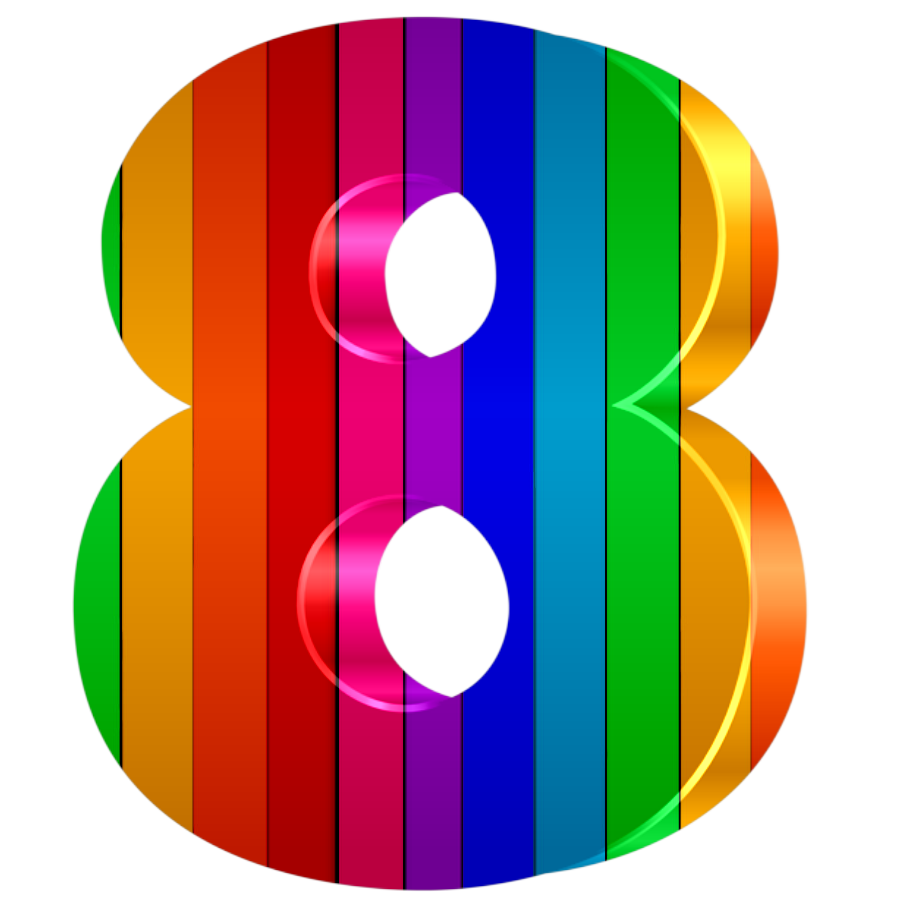 M. Michielin Alphabets: RAINBOW 3D FONT ALPHABET LETTERS, NUMBERS ...