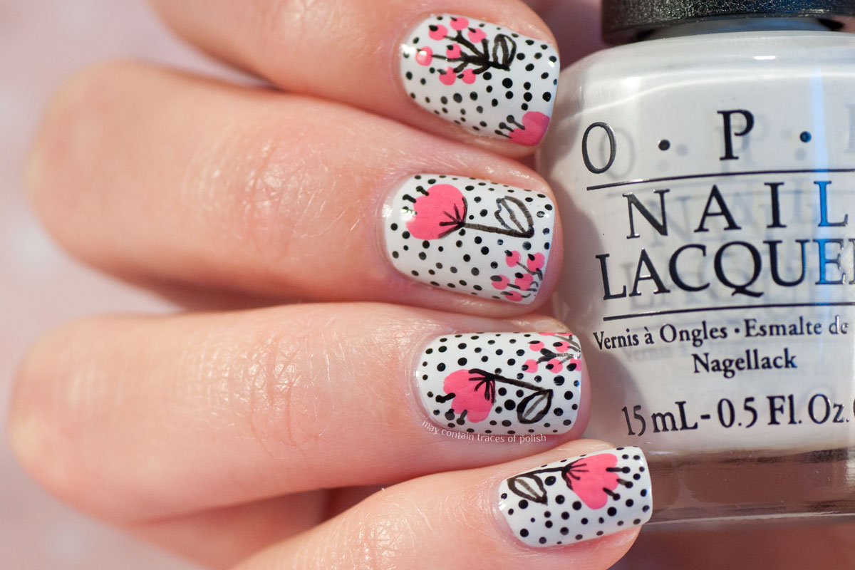 Playful Pattern Nail Art Design - May contain traces of polish