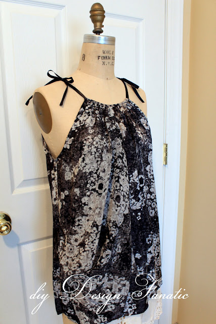 diy Design Fanatic: How To Customize A Summer Top