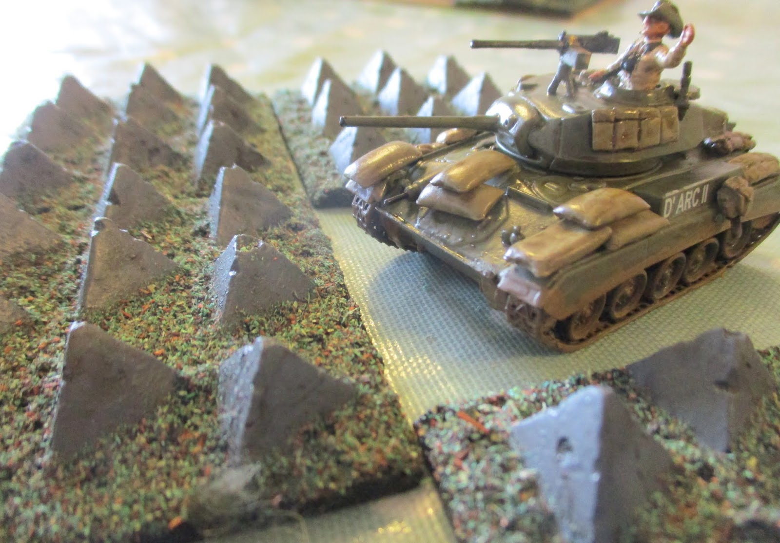 Baber on wargames: Dragons teeth & anti-tank obstacles