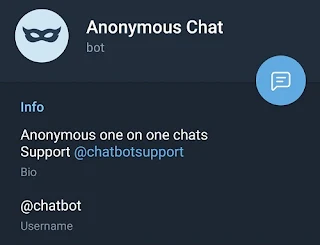 Bot Telegram Anonymous Chat Terbaru - Blogger Toraja