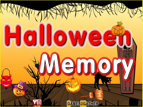 Jugando y aprendiendo juntos: Halloween, 9 juegos de memoria