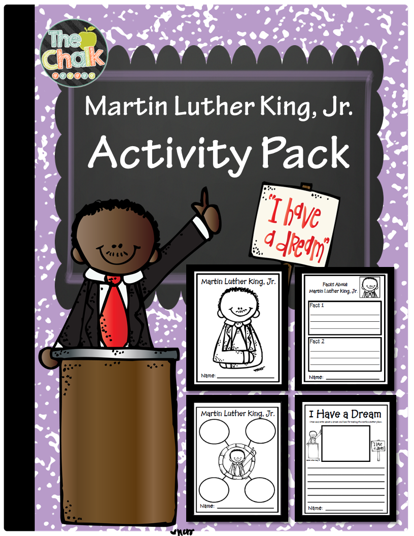 The Chalk: Martin Luther King, Jr. Activity Pack