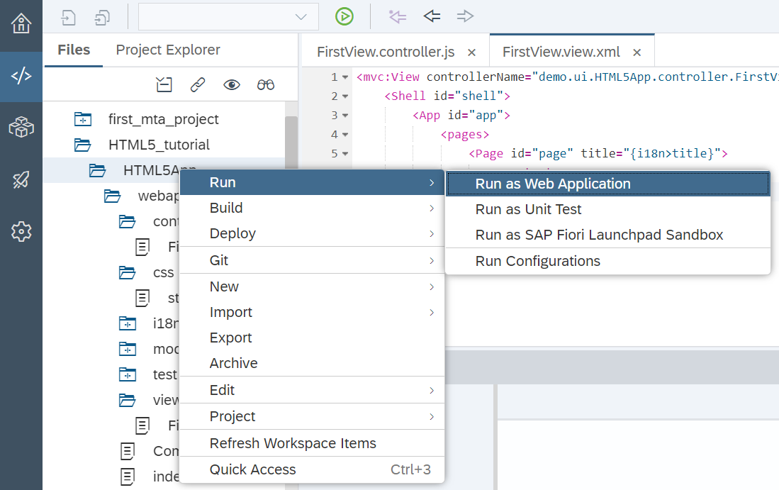 SAP TUTORIALS: How to create HTML5 Module SAP Cloud Foundry