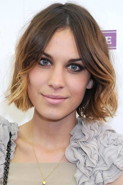 Adela & Tessie: Ombre hair.