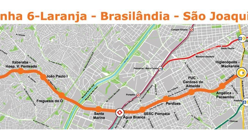 Vem aí a Linha 6-Laranja do Metrô de São Paulo