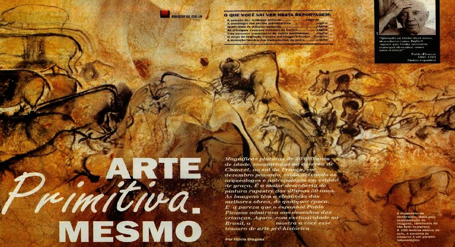PUBLICADOS BRASIL: Arte primitiva mesmo - Arqueologia