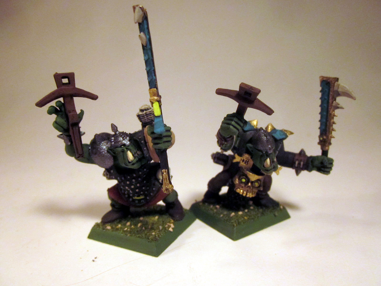 Battleground Hobbies: Ruglud's Armoured Orcs Dogs of War Unit Completed!