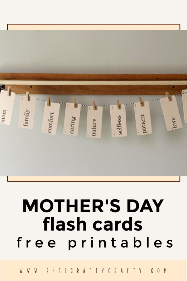 She's Crafty: Mother's Day Free Printable flash cards