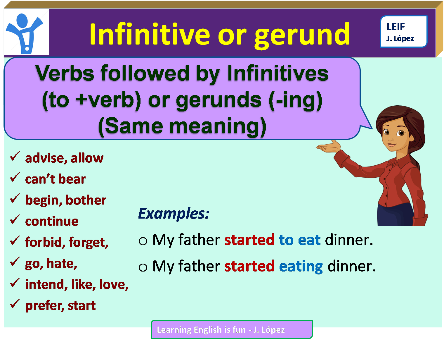 English Intermediate II: U1_Gerunds and Infinitives