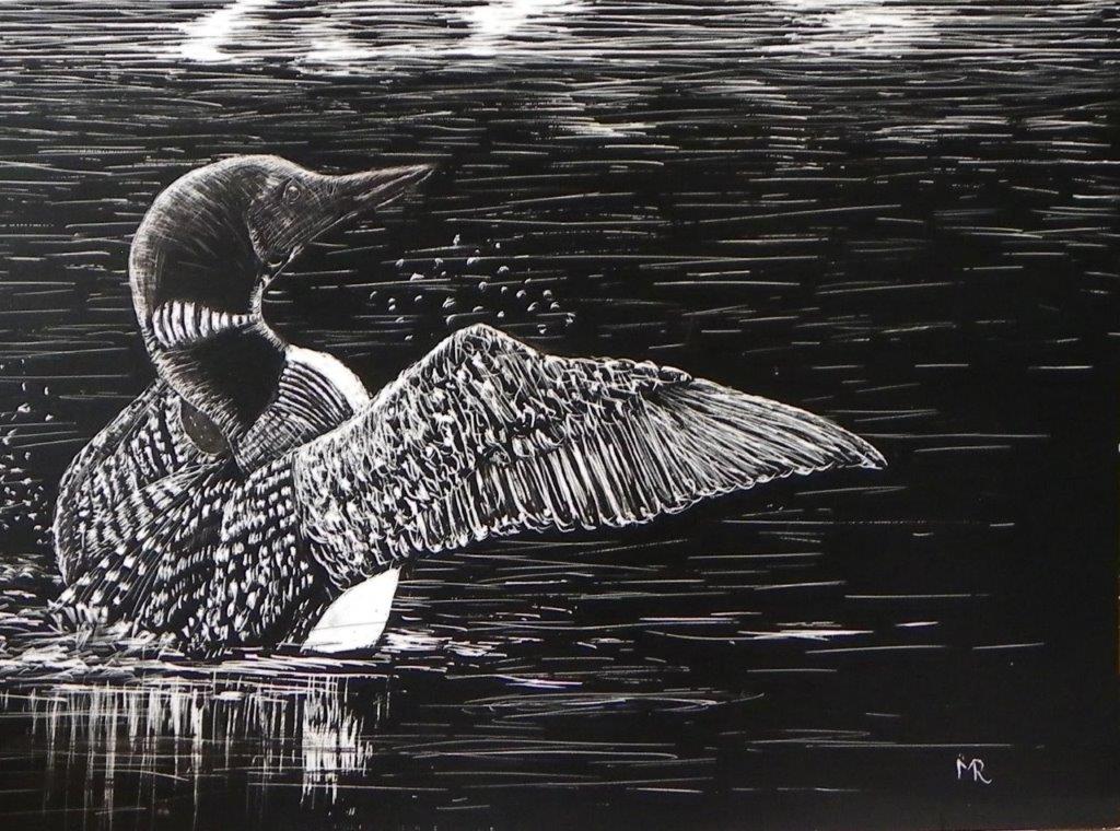 Ledbury Art Society: Scraperboard