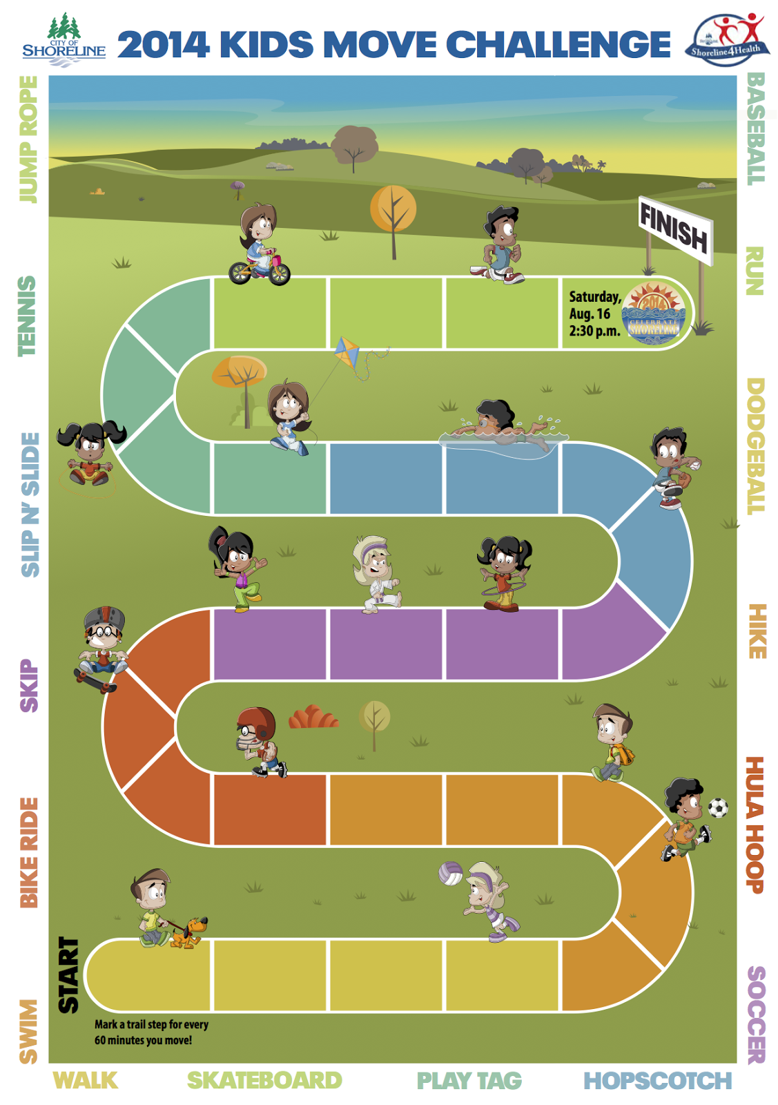 Shoreline Area News: Kids Move Challenge