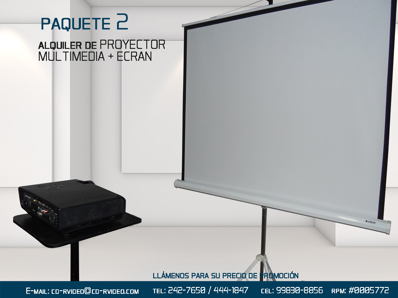 Alquiler de Proyectores: PAQUETE 2: ALQUILER DE PROYECTOR MULTIMEDIA ...