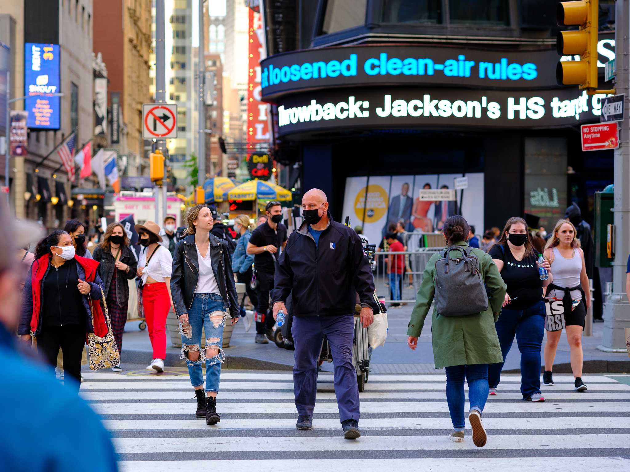 Light Happens: Three Views Of A Crosswalk - New York (2021)