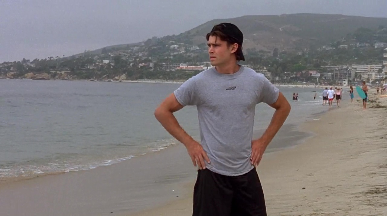 ausCAPS: Corey Sevier shirtless in Surf School