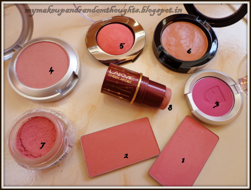 My Makeup Thoughts: 8 Pretty Pink Blushes for Everyday Wear!