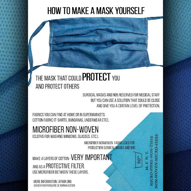 RUNWAY MAGAZINE USA: Keep Mask and Carry On - How to make Protective Mask