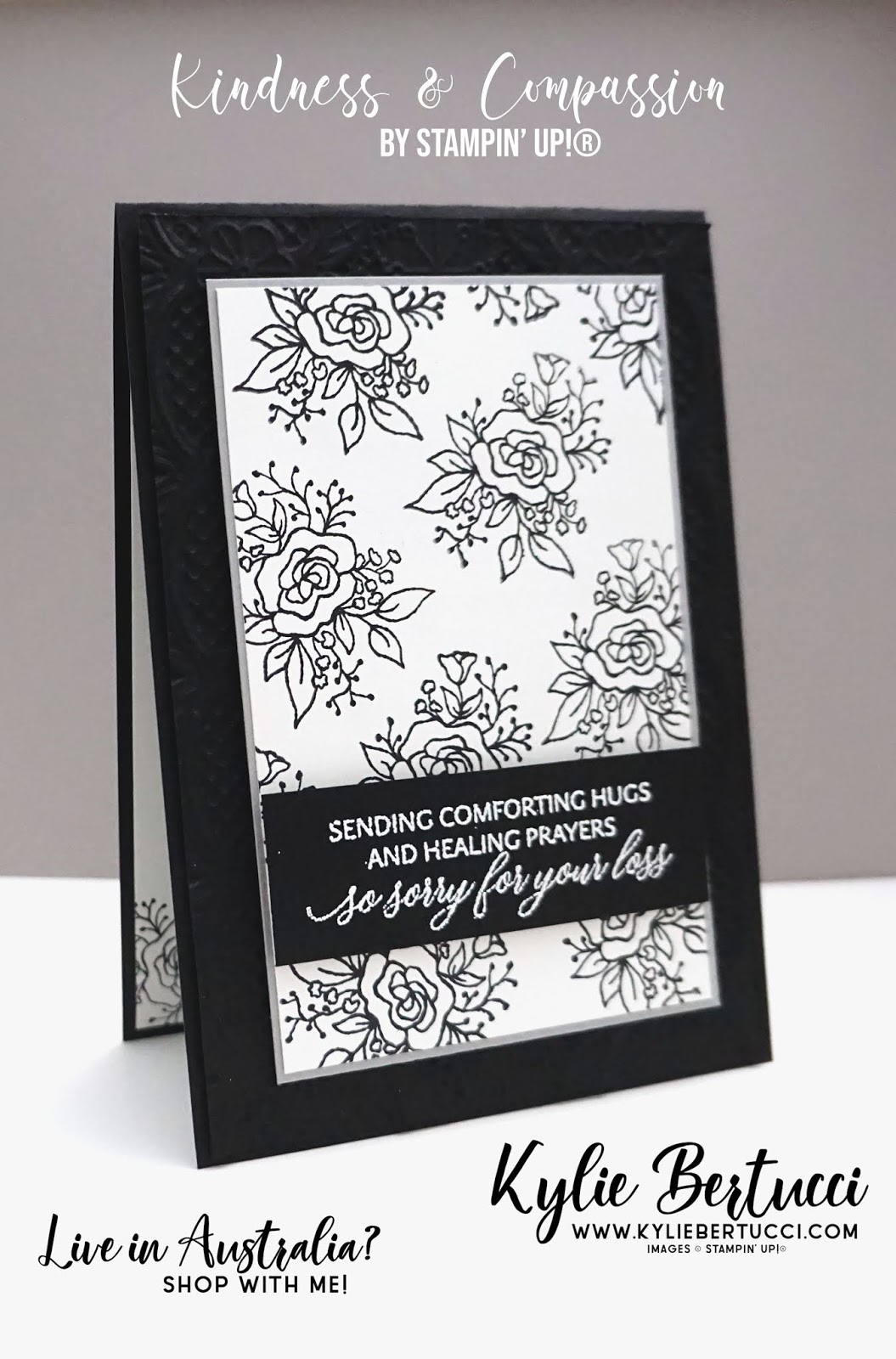Kindness & Compassion Sympathy Card - Kylie Bertucci