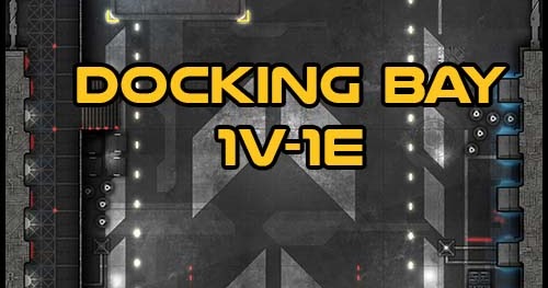 Wargame News and Terrain: Heroic Maps: New SciFi Docking Bay 1V-1E ...