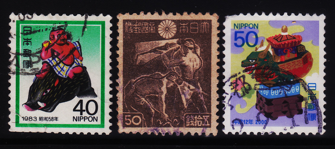 Heritage of Indian stamps site: Japan stamps collection