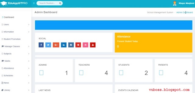 Php School Management System With Database | Php Project Cs619 Project